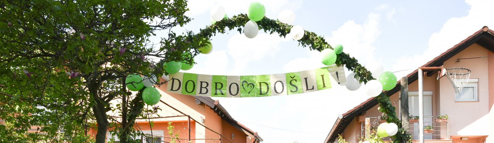 natpis dobro došli za svatove