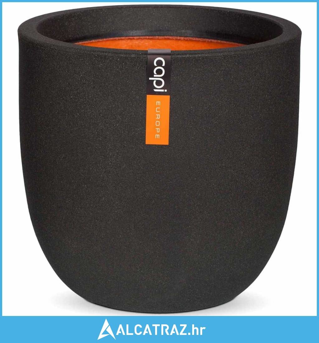 Capi posuda za sadnju Urban Smooth 35 x 34 cm crna KBL932 - NOVO