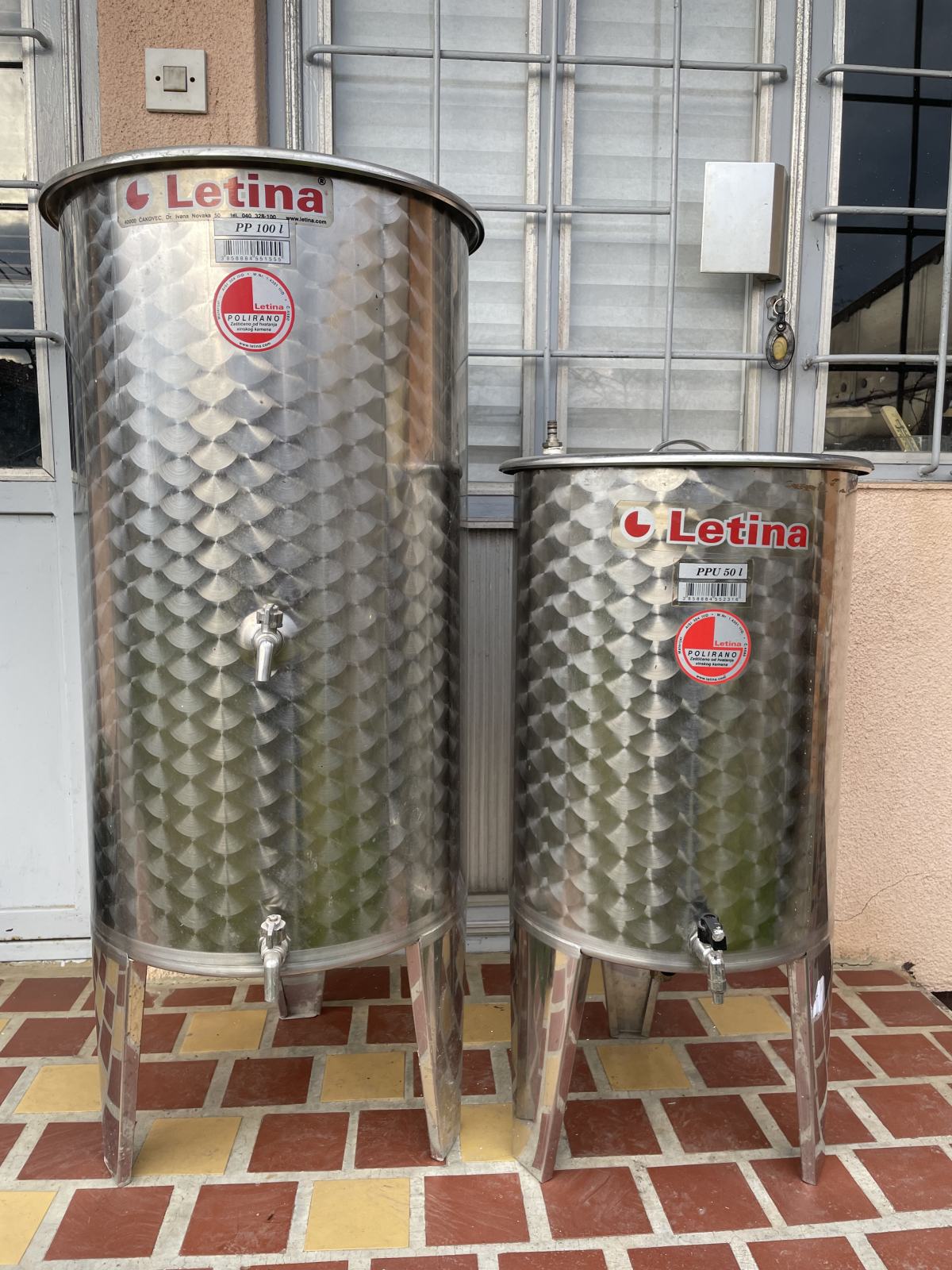Inox bačva Letina pp 100 a4