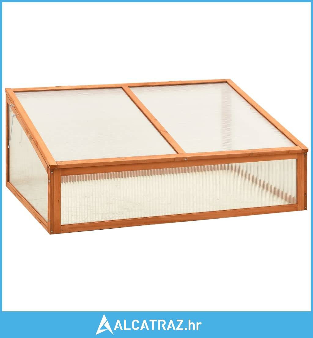 Staklenik 100 x 65 x 40 cm od jelovine - NOVO