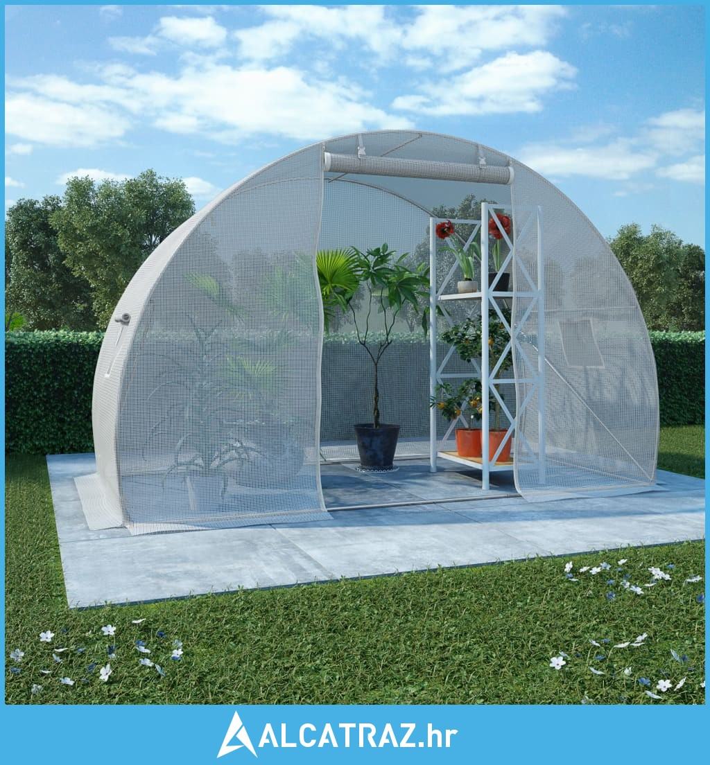 Staklenik 4,5 m² 300 x 150 x 200 cm - NOVO