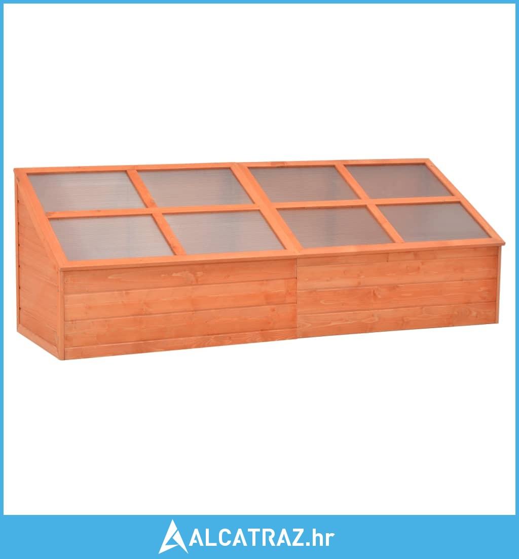 Staklenik drveni 180 x 57 x 62 cm - NOVO