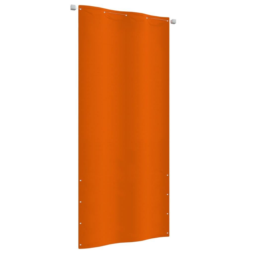 Balkonski zastor narančasti 100 x 240 cm od tkanine Oxford - NOVO