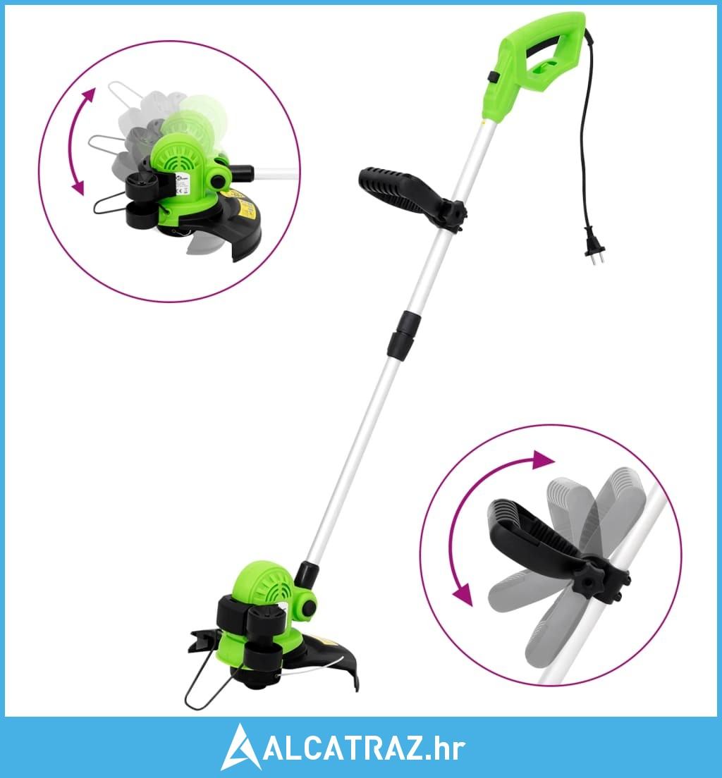 Električni teleskopski trimer za travu 29 cm 550 W - NOVO