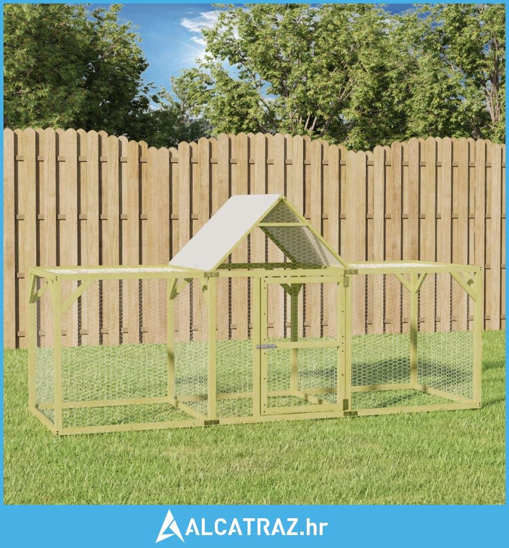 Kokošinjac 300 x 100 x 150 cm od impregnirane masivne borovine - NOVO