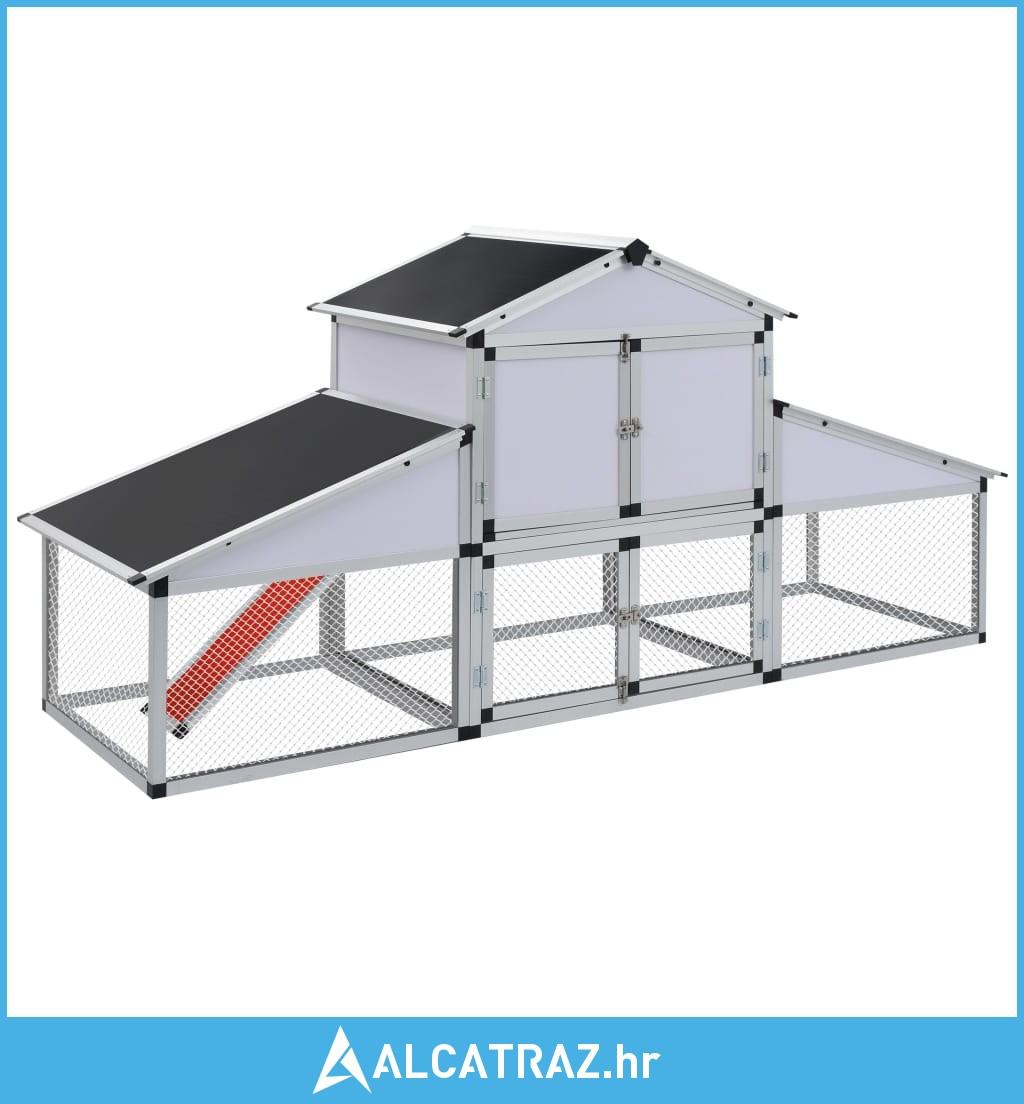 Kokošinjac s vanjskim kavezom i odjeljkom za gniježđenje - NOVO