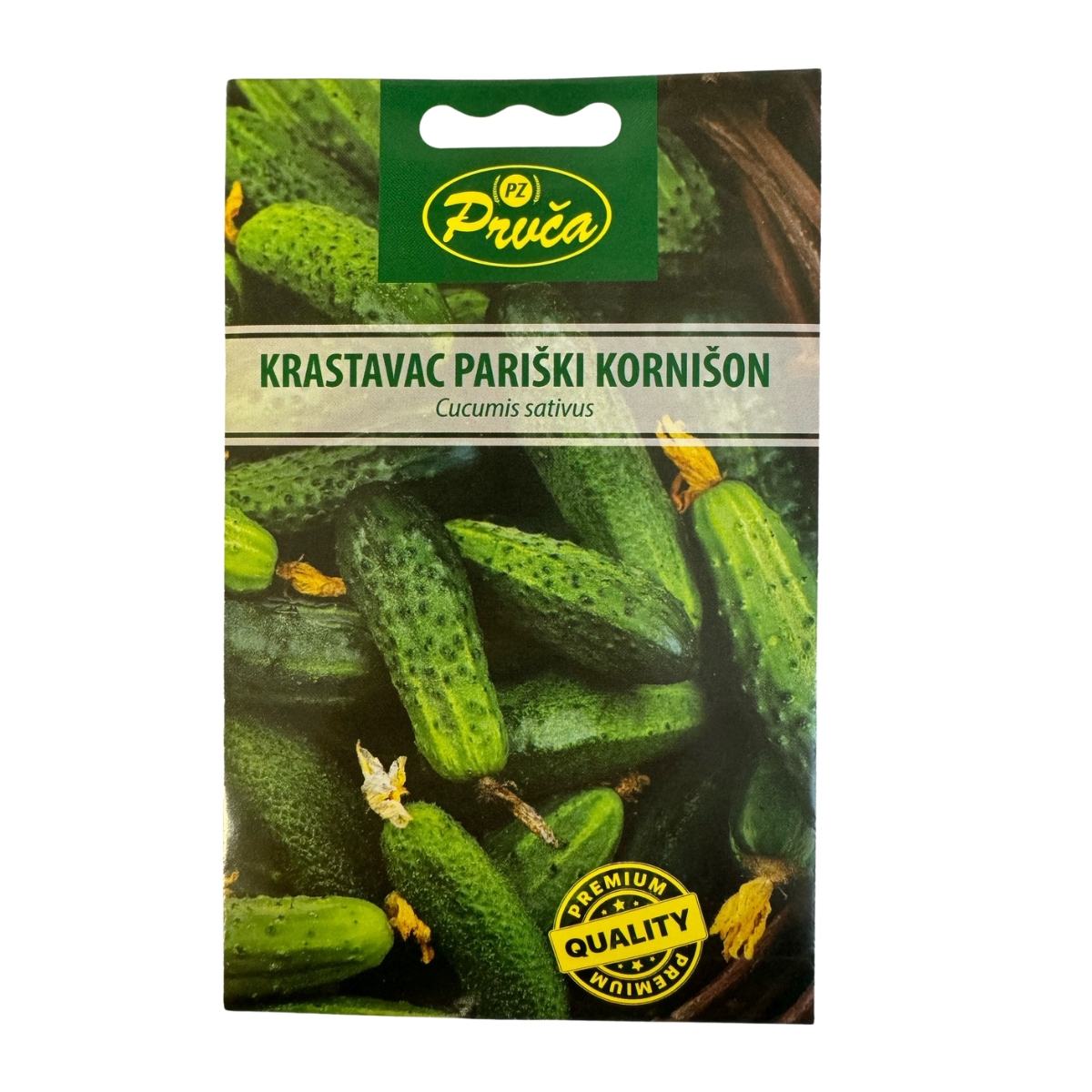 Krastavac Pariški kornišon – Vrećice povrća Prvča – Sjeme povrća