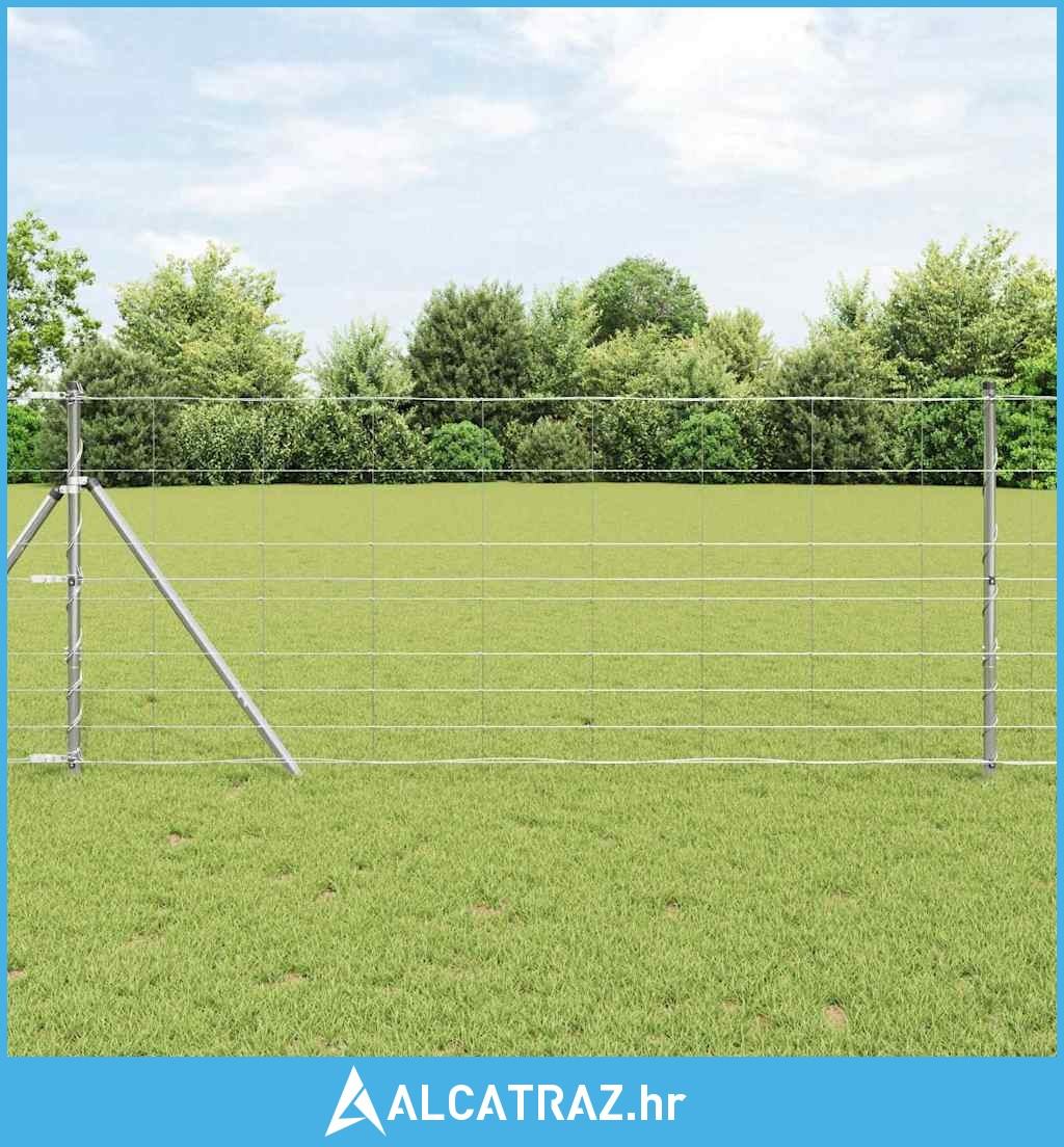 Ograda za njive 1x100 m Pocinčani čelik - NOVO