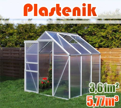 Plastenik - staklenik 190 X 190 cm - 3.61m2 - 5.77m3