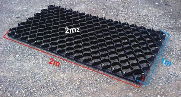 PVC TRAVNA REŠETKA GESUP50 FLEX (1m x 2m) - šaljemo u HR