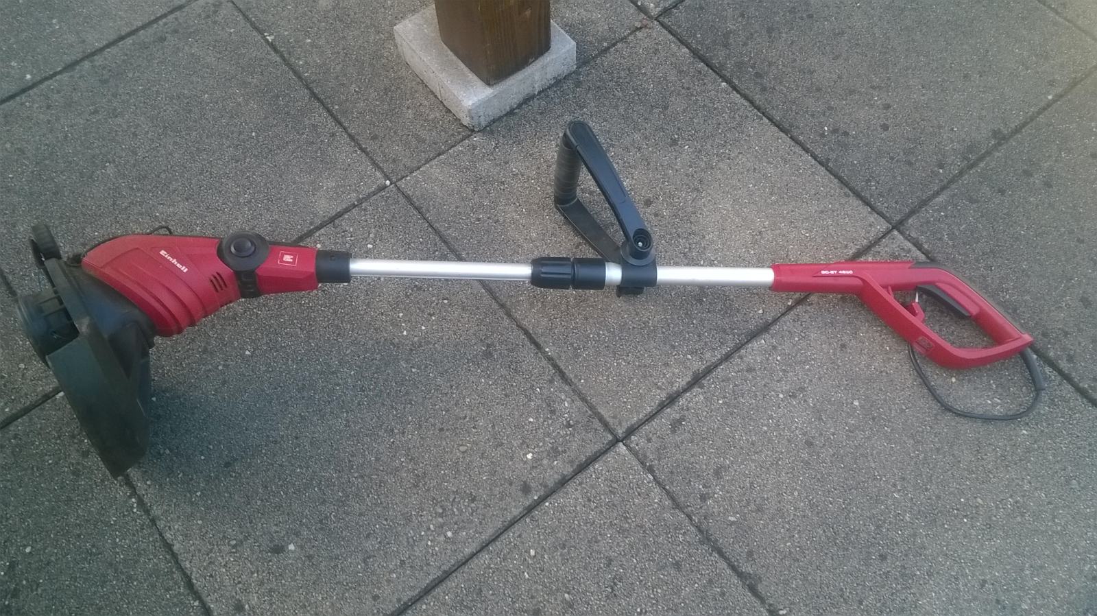 električni trimer,flakserica einhell