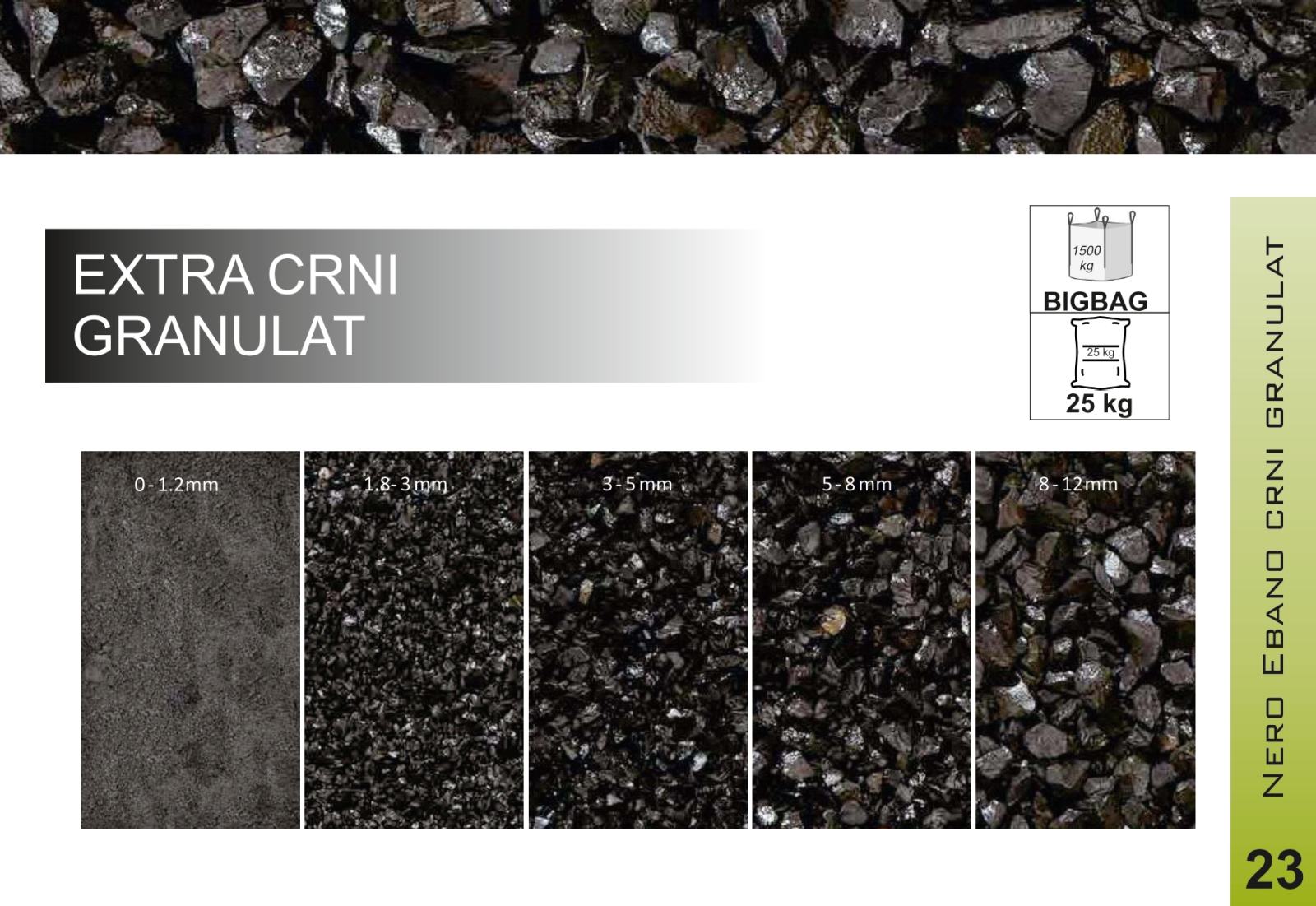 UKRASNI KAMEN NERO EBANO CRNI GRANULAT