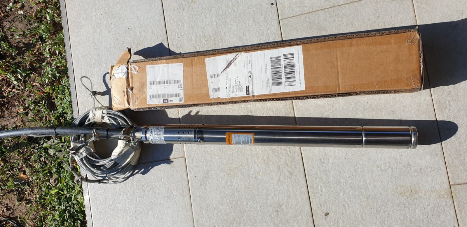 Dubinska potopna pumpa 2-50 mm-2QGD1-50-0.37