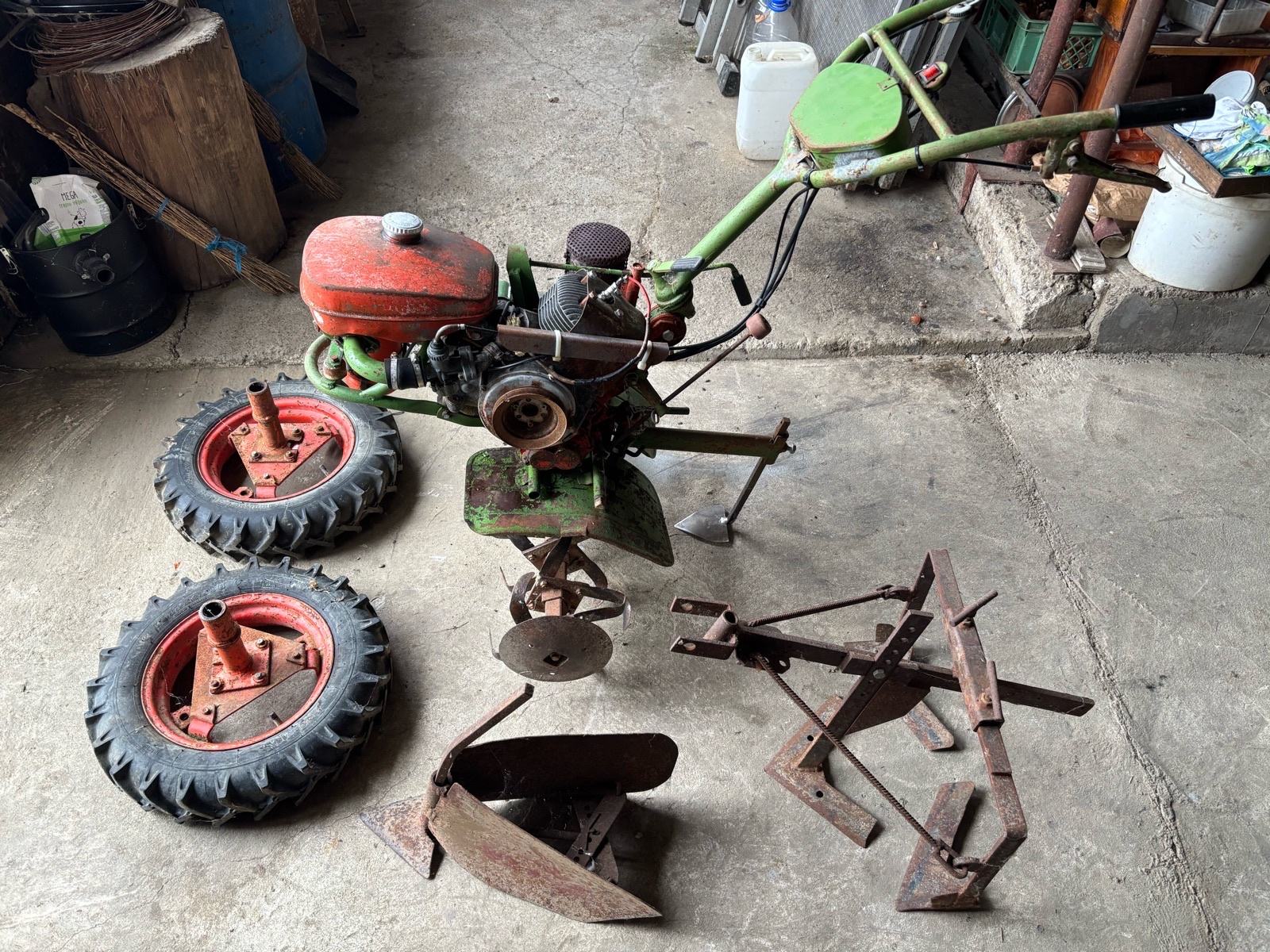 Freza, motokultivator