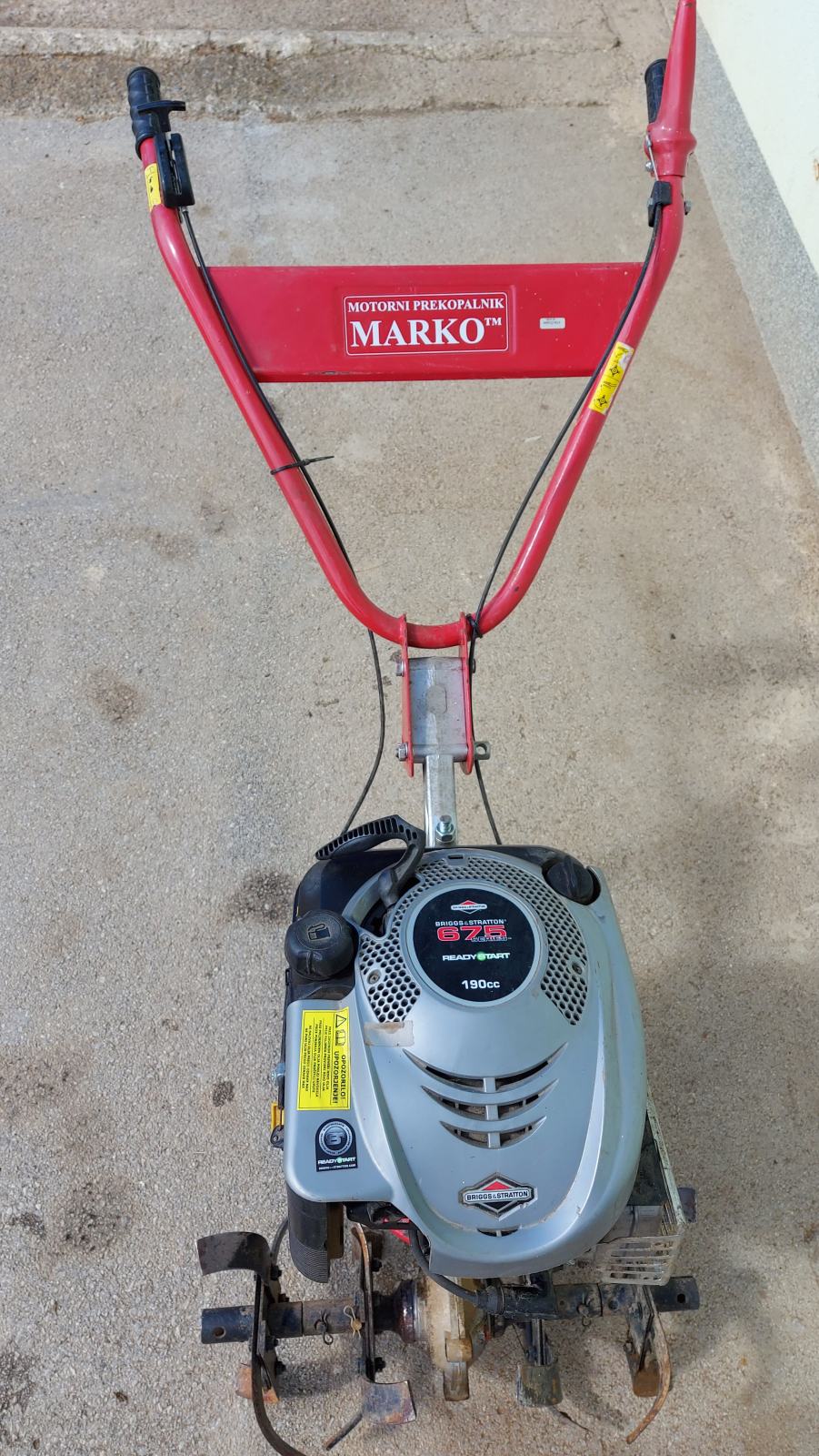 Motorna kopačica - freza Marko, 190ccm B&S