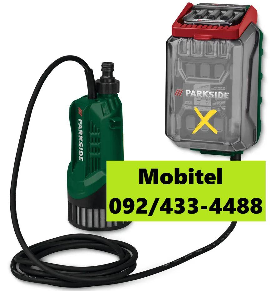 Parkside X20V aku bačvasta pumpa za kišu PRPA 20-Li A1, novo