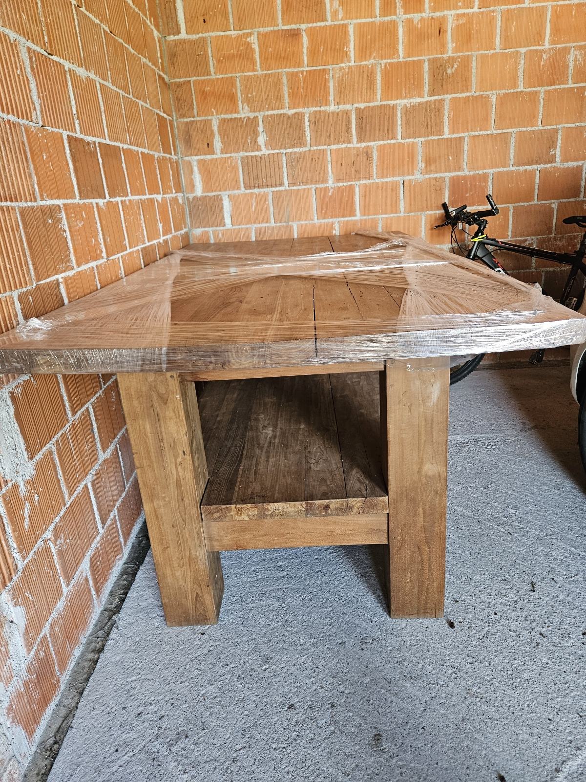 Stol drveni od tikovine 220x120x90