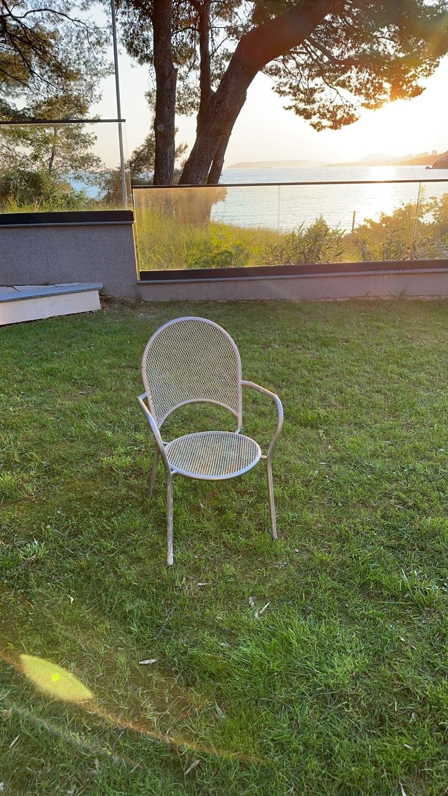 Stolice terasa metal