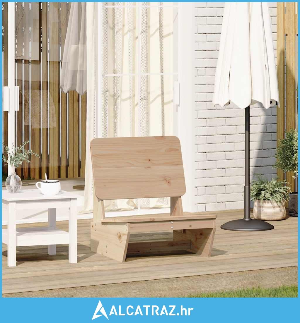 Vrtna stolica 60x64x70,5 cm puno drvo bor - NOVO