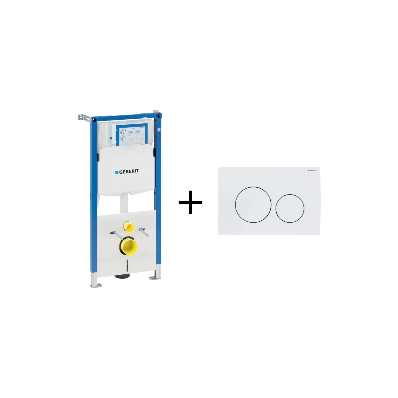 GEBERIT DUOFIX Basic + tipka Delta 20