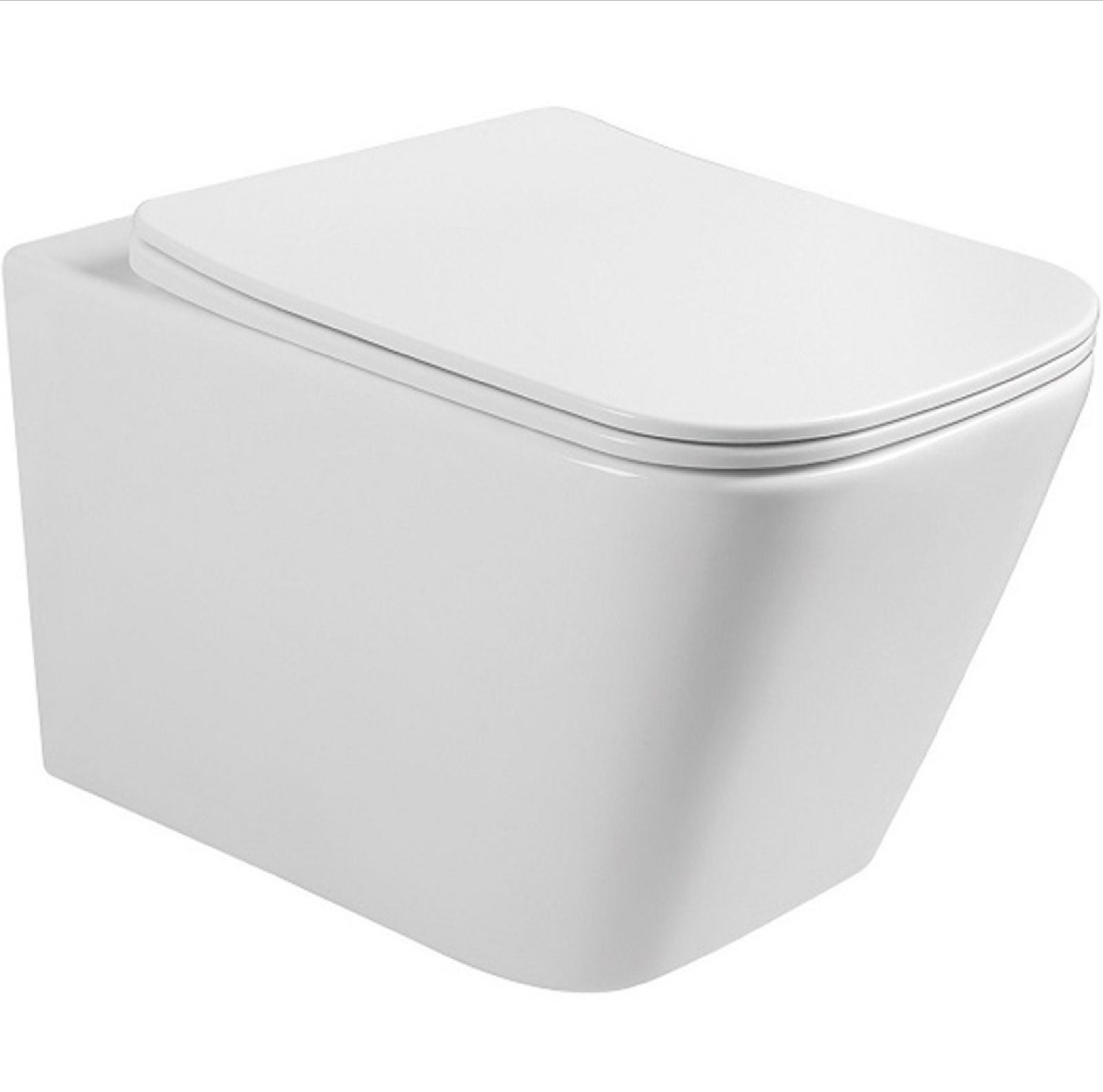 Naos wc školjka viseća sa sjedalicom, rimless 510x345x340mm