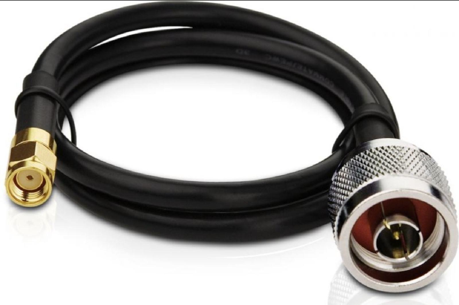 CNT 400/LMR 400 Helium Antenna Cable with RP SMA/N-male, 2m