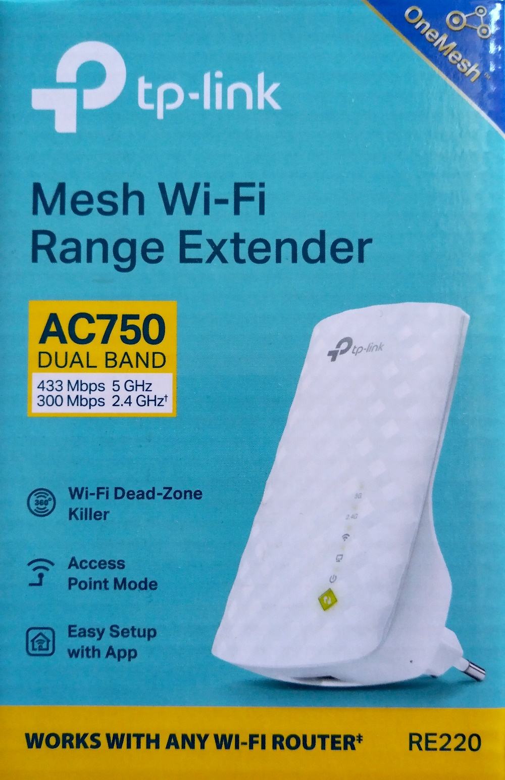 TP-LINK AC750 DUAL BAND pojačivač WiFI signala (repeater)