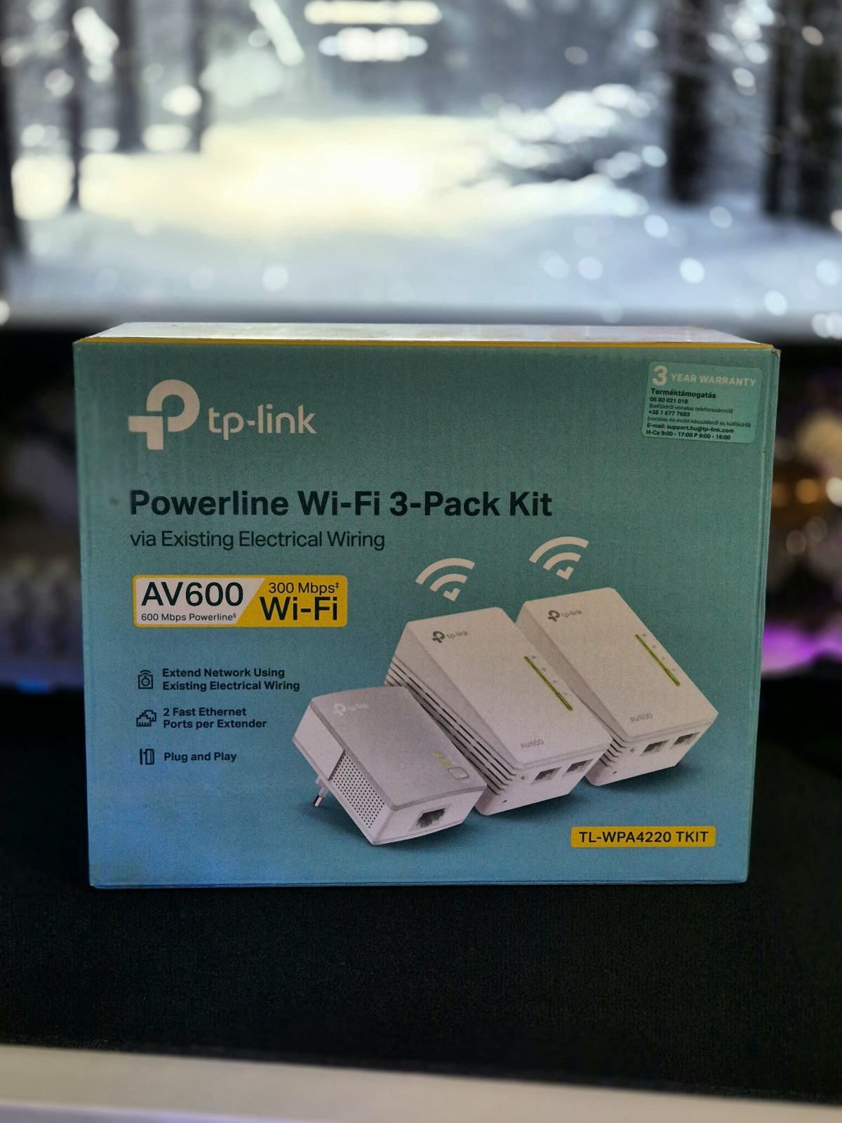 TP-Link AV600 Powerline Wi-Fi 3-Pack Kit