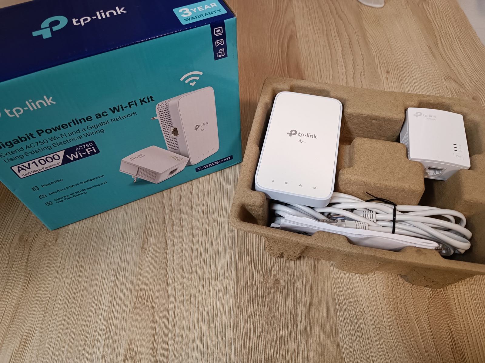 TP-Link TL-WPA7517 KIT Gigabit AV1000
