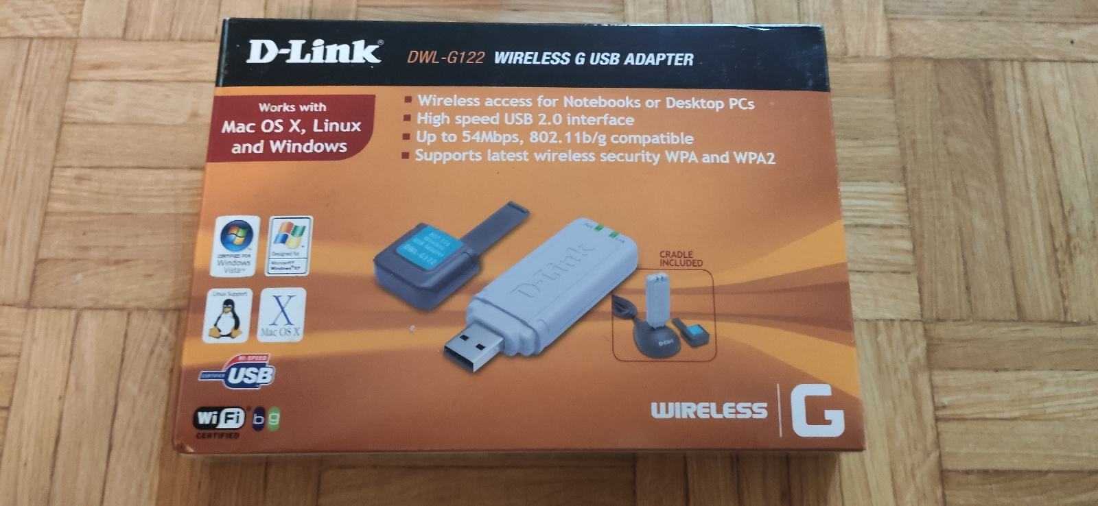 D LINK DWL G122 Adapter NOVO NEOTVORENO