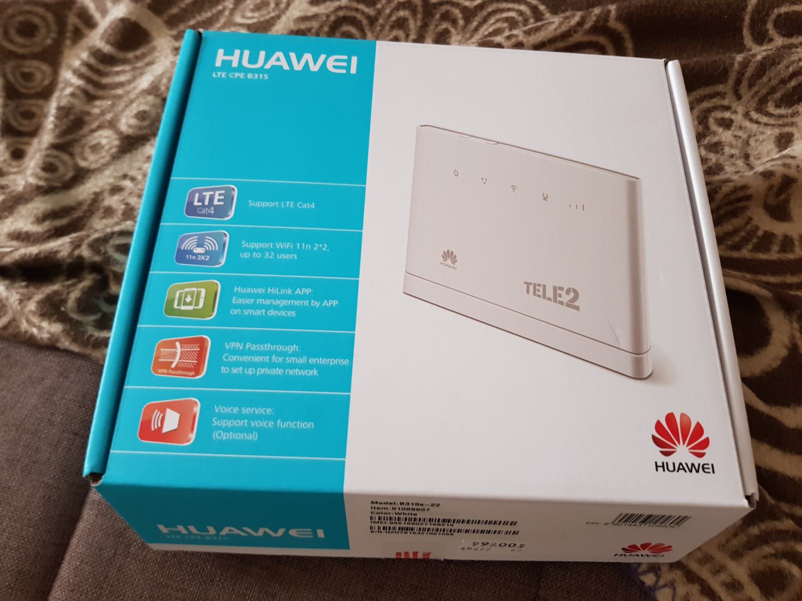 Huawei B315s-22 WiFi CAT4 router