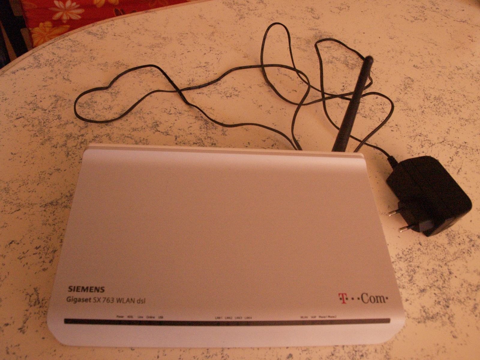 Router Siemens SX 763 wifi wireless adsl modem SX763 T-com