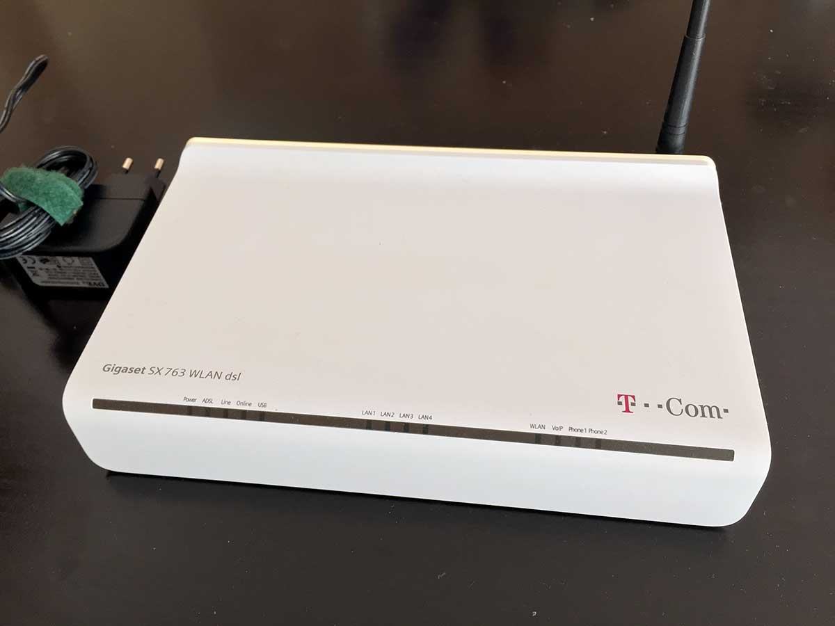 Siemens Gigaset SX763 ADSL wlan router