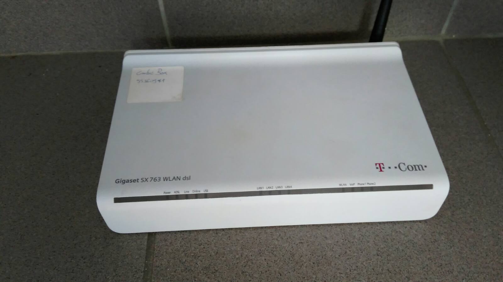 Siemens Gigaset SX763 WLAN dsl router