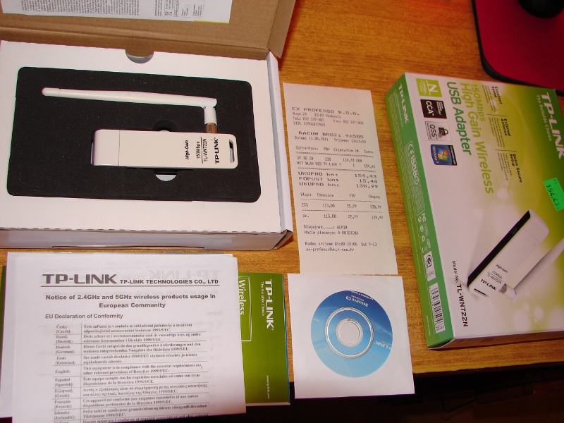 TP-link TL-WN722N 150 Mbps usb WLAN adapter