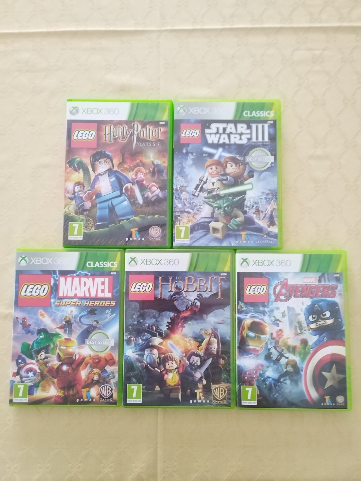 LEGO igrice (pogledati u opisu za naslove)