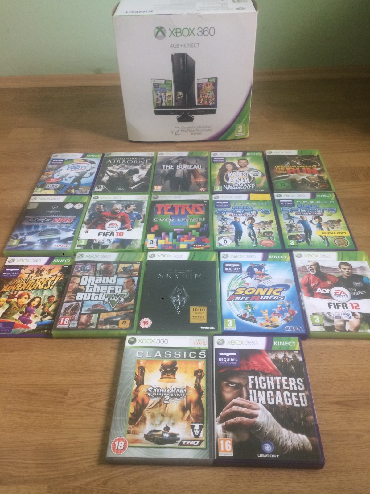 Xbox 360 slim + kinect