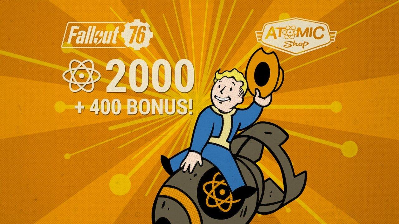 Fallout 76: 2000 (+400 Bonus) Atoms (Xbox One) (Global)