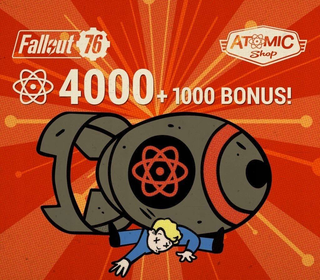 Fallout 76: 4000 (+1000 Bonus) Atoms (Xbox One) (Global)