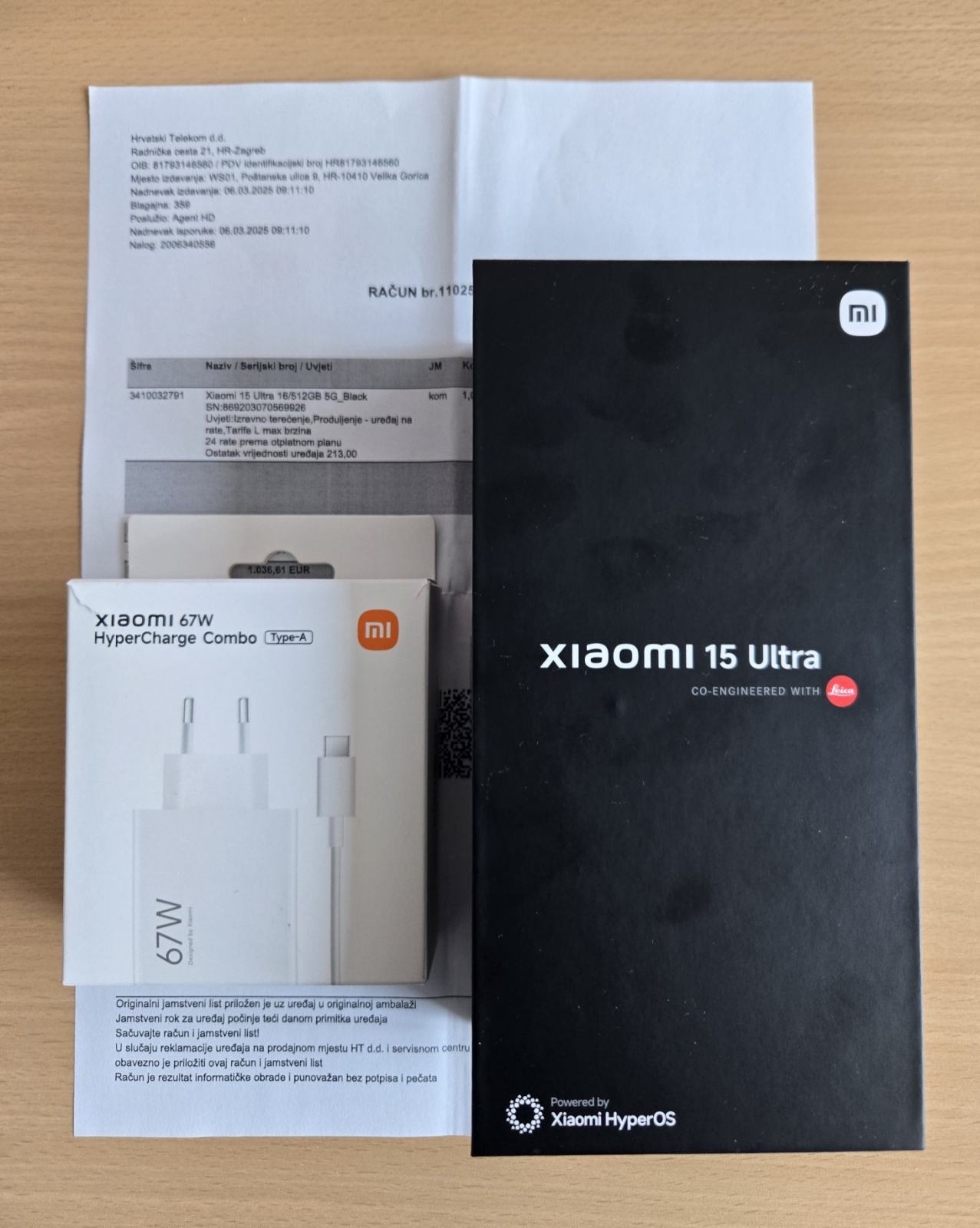 Xiaomi 15 ultra, račun, garancija, oprema, novo!!!