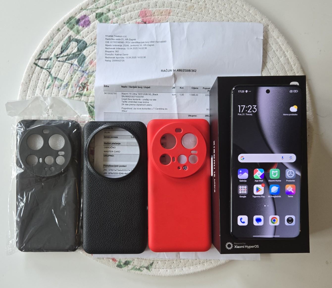 Xiaomi 15 ultra, račun, garancija, oprema, novo!!!