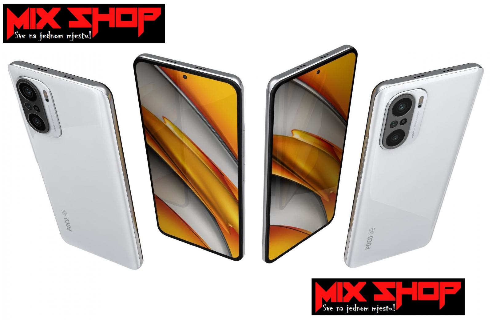 XIAOMI MI POCO F3 5G 8GB/128GB WHITE/BIJELI *NOVO*GARANCIJA*ZAMJENA DA