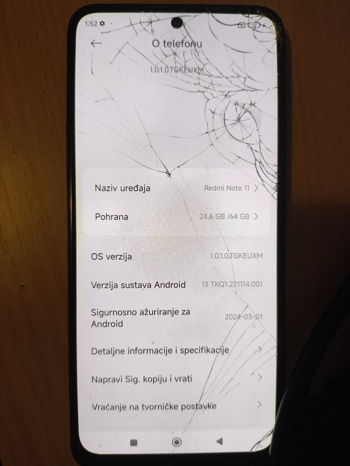 Mobitel Xiaomi Redmi note 11