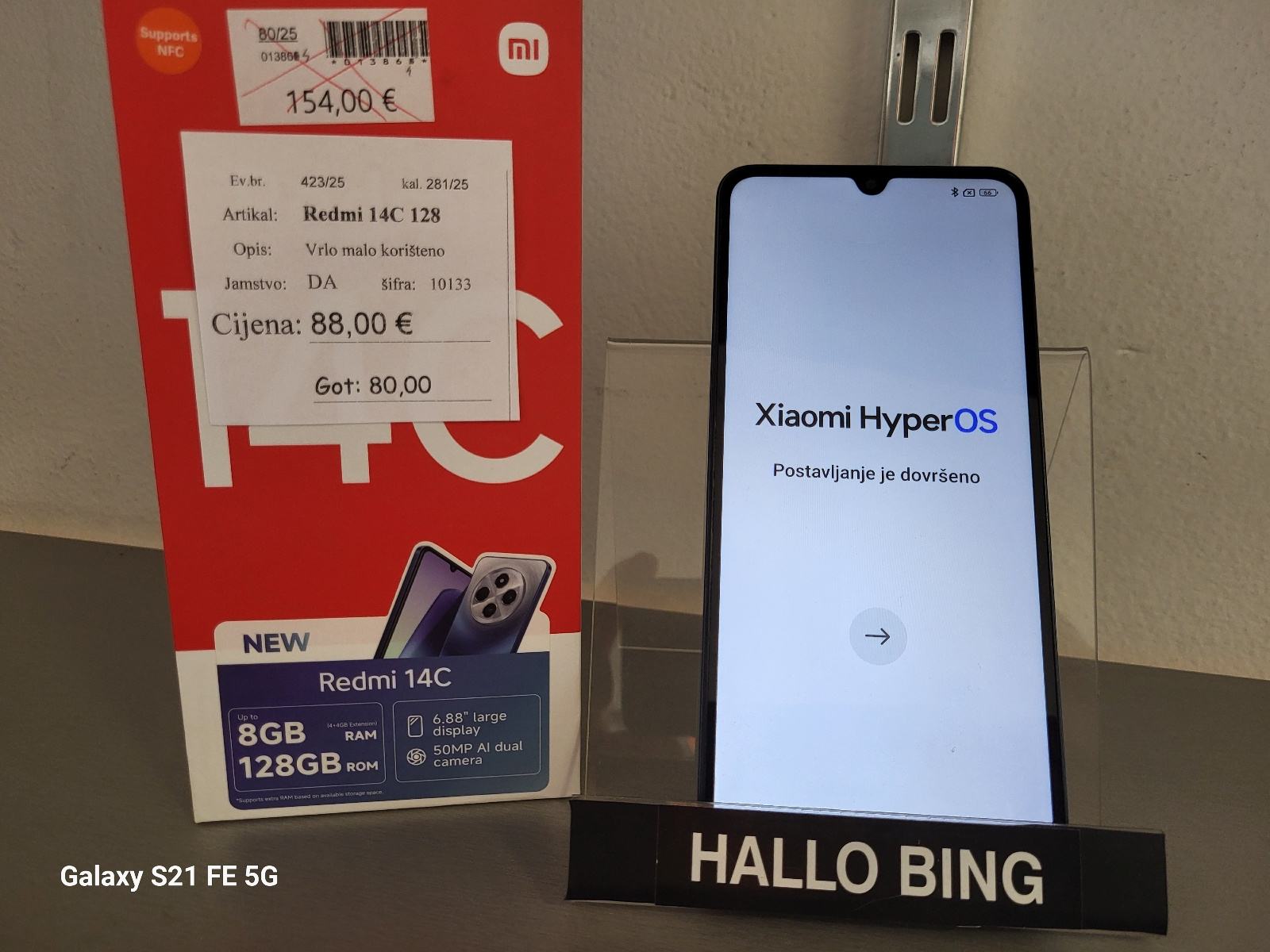 Redmi 14C 128gb, jamstvo