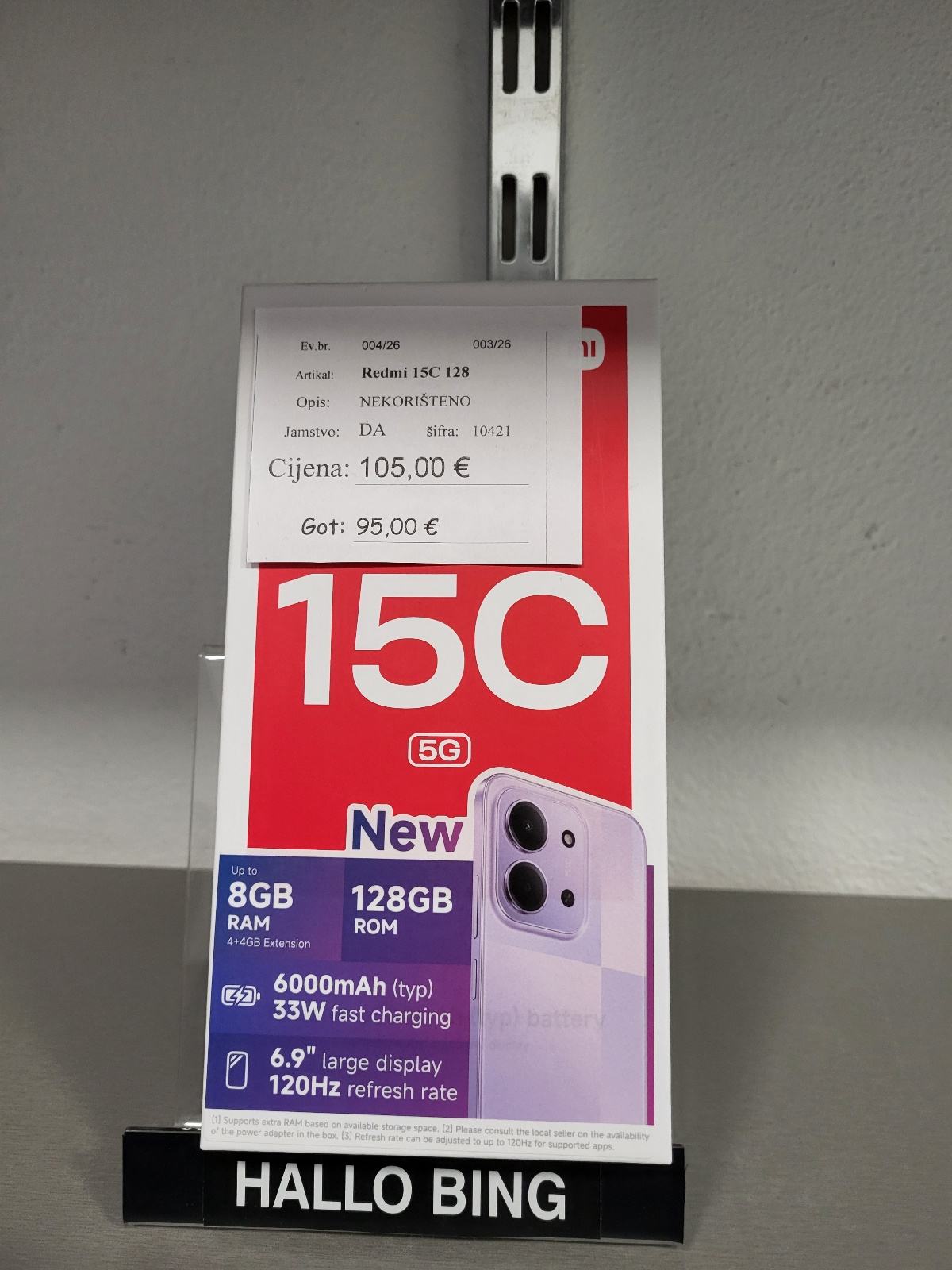 Redmi 15c 128