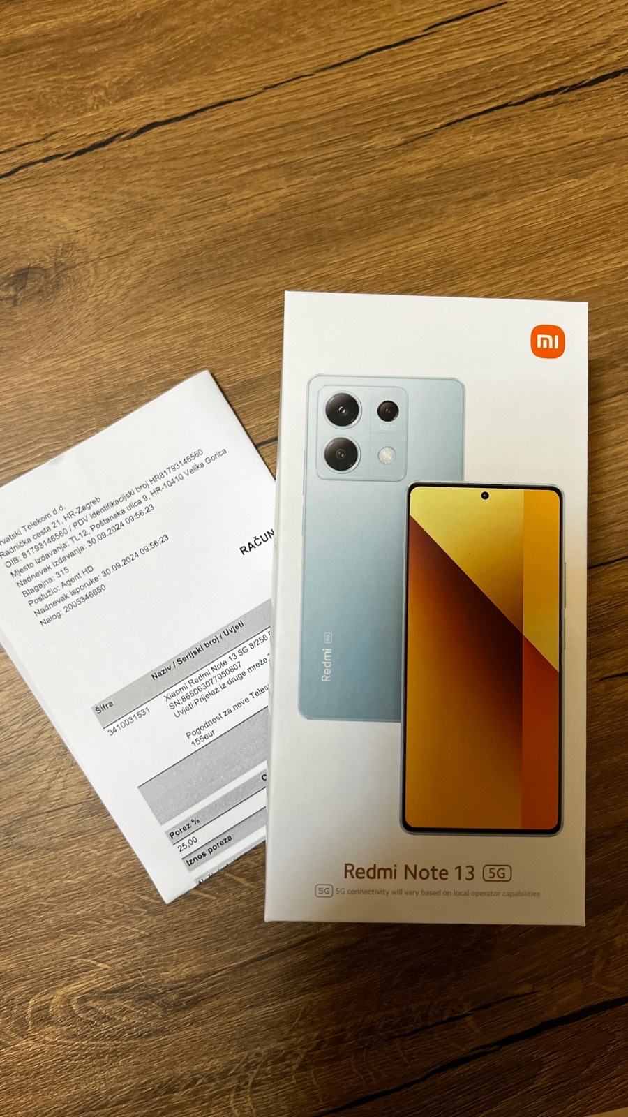 Redmi Note 13 256GB Graphite Black Novo