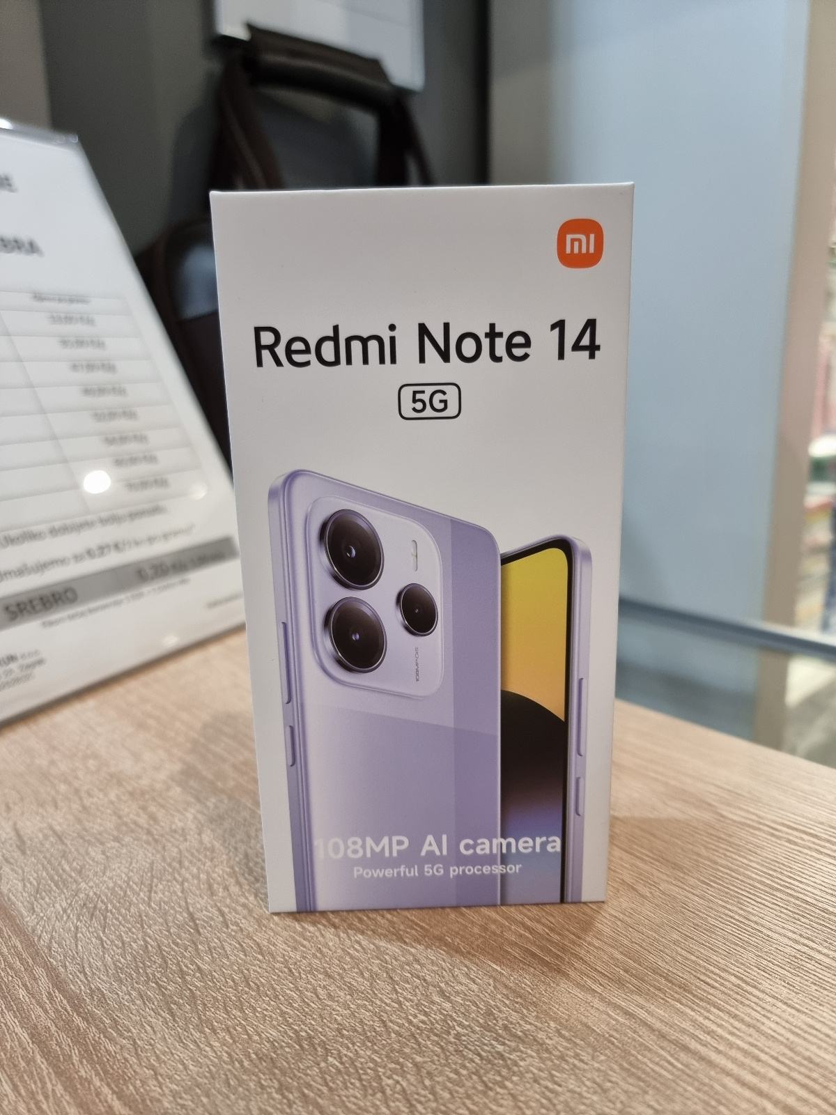 REDMI NOTE 14 256GB CRNI *DO 24 RATE* POVOLJNO ! R1!