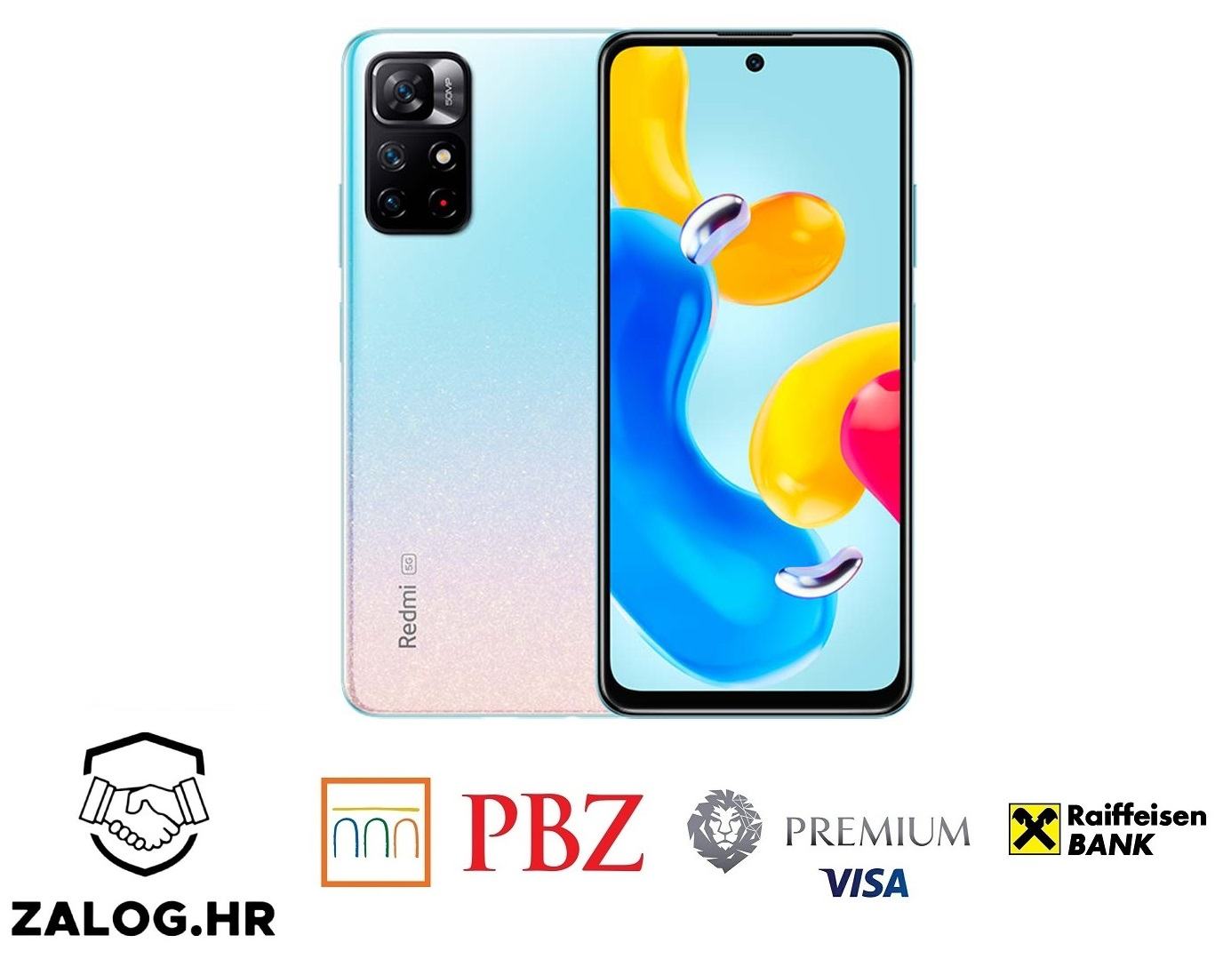 XIAOMI REDMI 11S 5G PLAVI ***DO 24 RATE*** R1! KAO NOV! GARANCIJA!