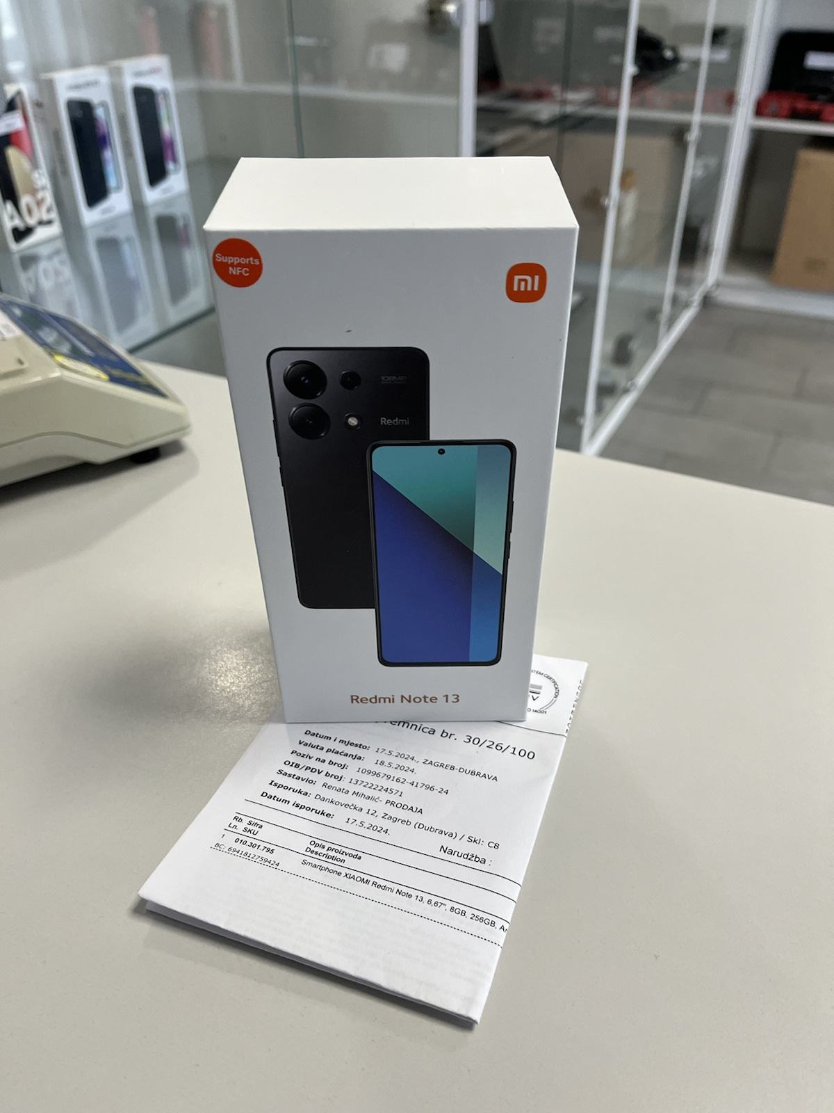 Xiaomi Redmi Note 13 8/256GB, NOVO, GARANCIJA, R1 račun