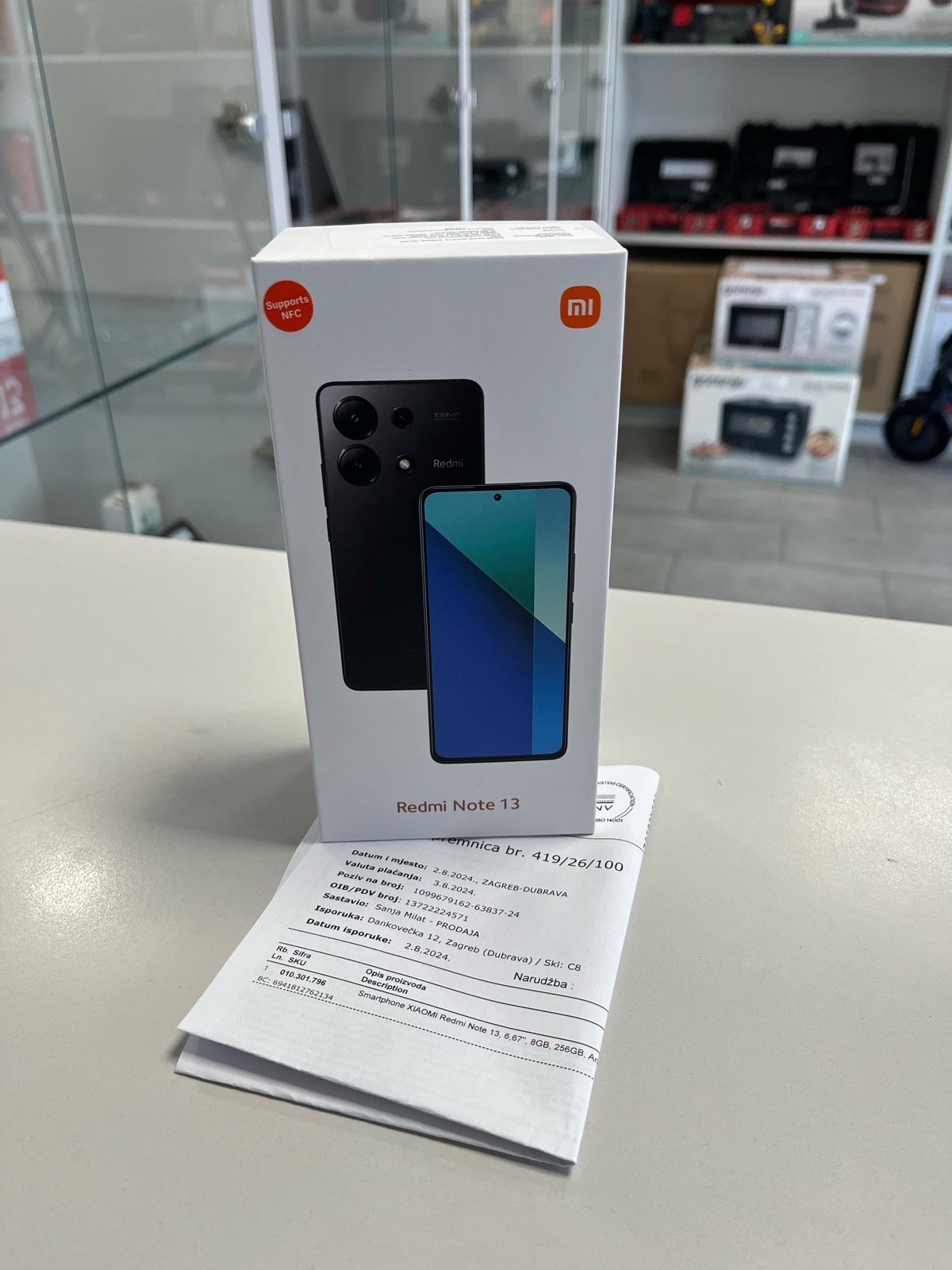 Xiaomi Redmi Note 13 8/256GB, NOVO, GARANCIJA, R1 račun